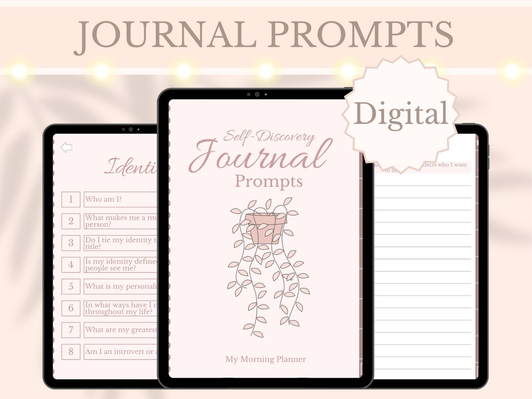 Digital Journal Prompts for Self-discovery Reflection Journaling Shadow ...