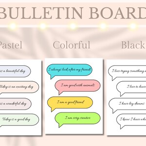 Classroom Bulletin Board Kit Motivational Printable Teacher DIY Back to ...