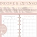 Yearly Income & Expense Tracker Printable Financial Budget Planner ...