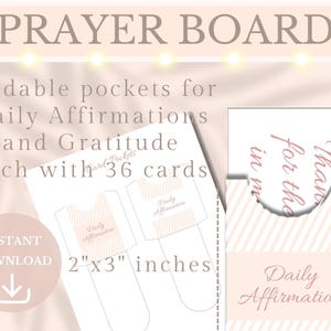 Prayer Board Kit Printable Christian Prayer Board Bulletin Board Kit ...