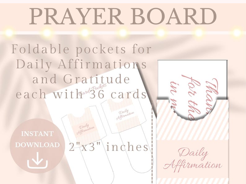 Prayer Board Kit Printable Christian Prayer Board Bulletin Board Kit ...
