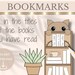 Cat Bookshelf Bookmark Reading Tracker Printable Coloring Bookmark ...