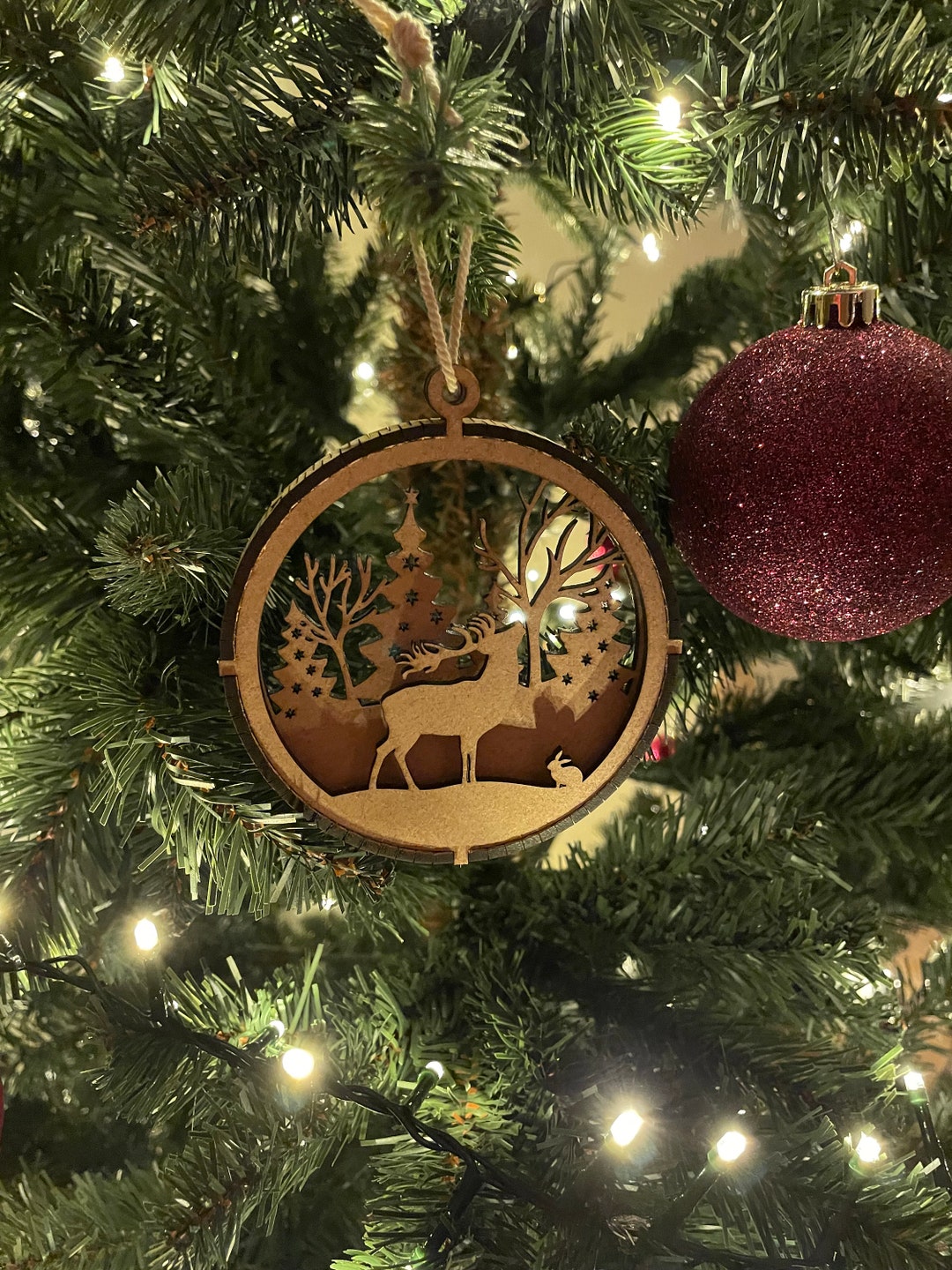 Reinsdyr Juledekorasjon - Etsy