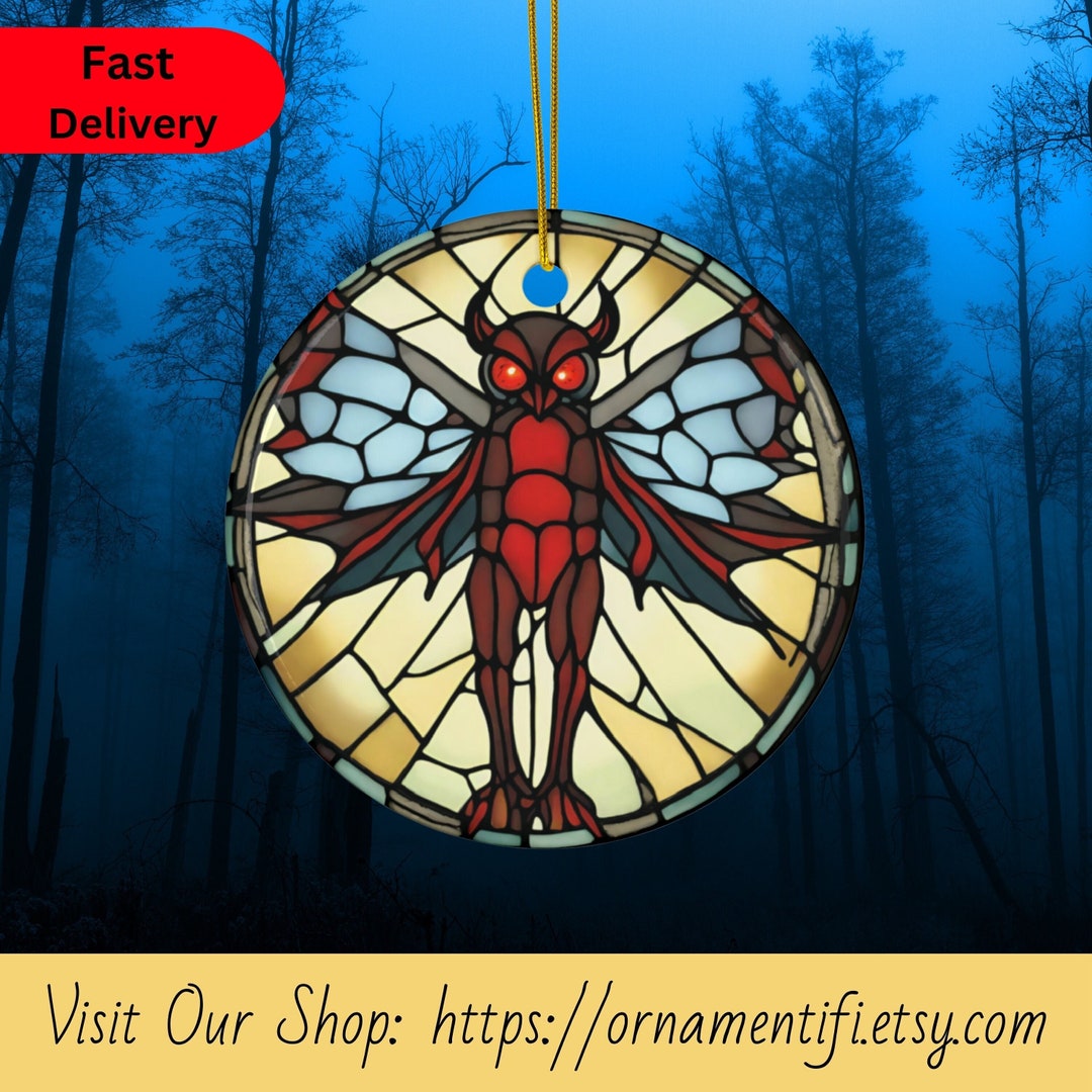 Mothman Christmas Ornament,cryptid Holiday Decor for Point Pleasant ...