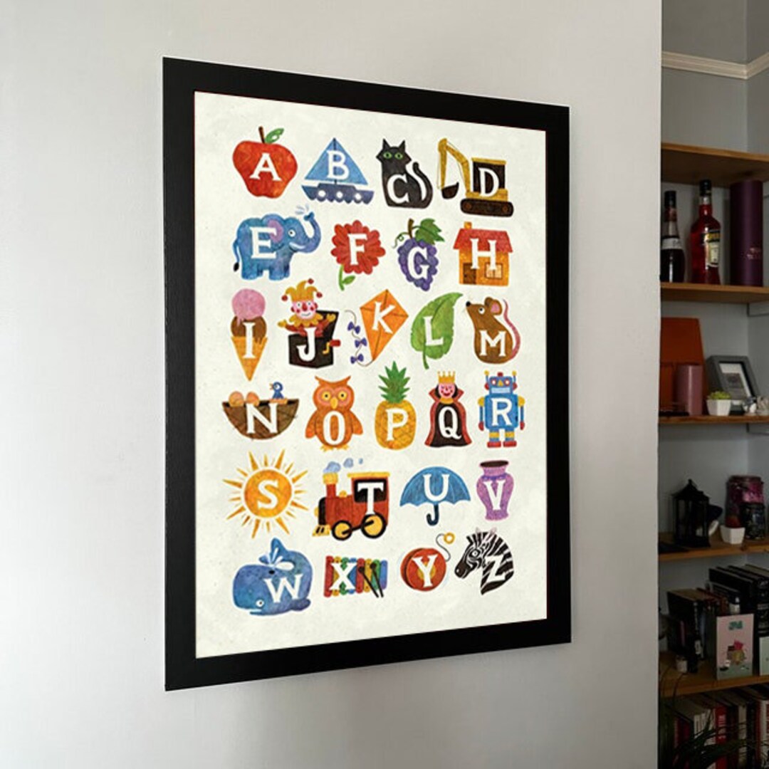 Alphabet Poster, Poster Decor Home, Gift Poster - Etsy