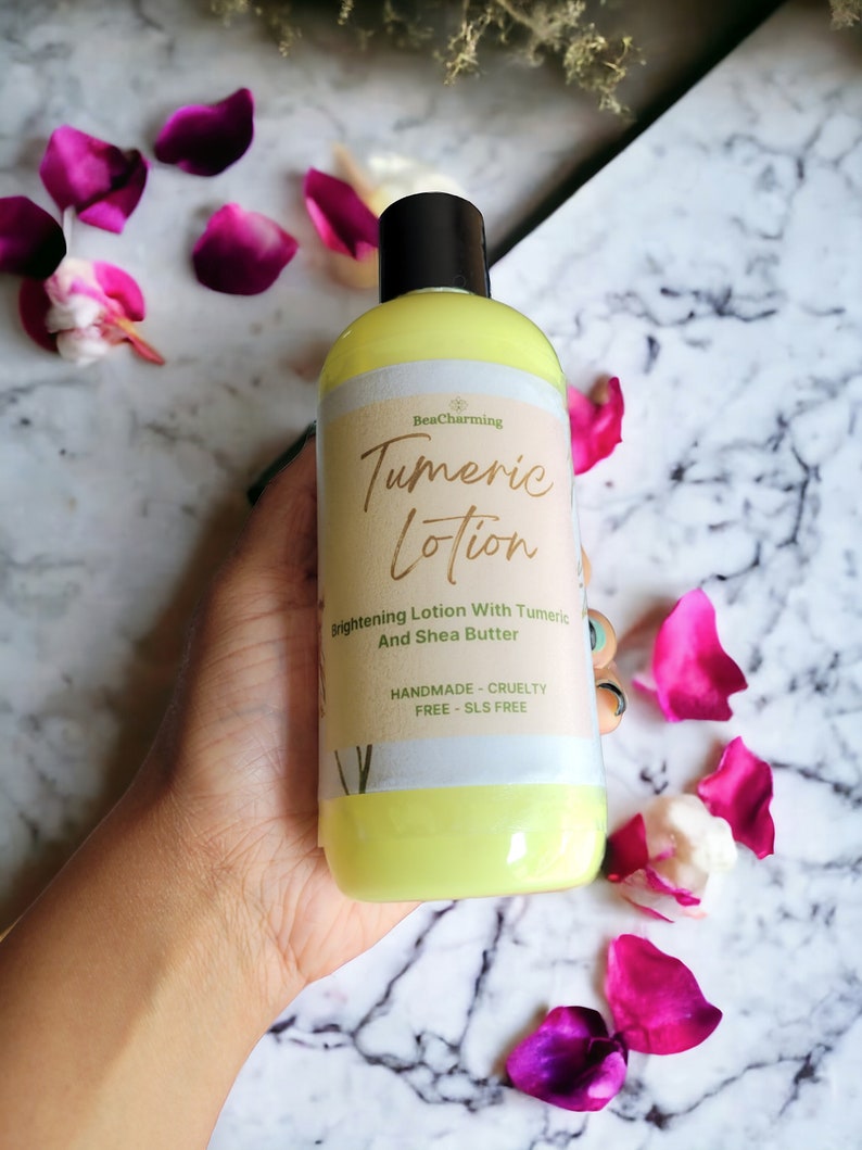 Brightening Tumeric Body Lotion: Natural Ingredients, Handmade, Vegan ...