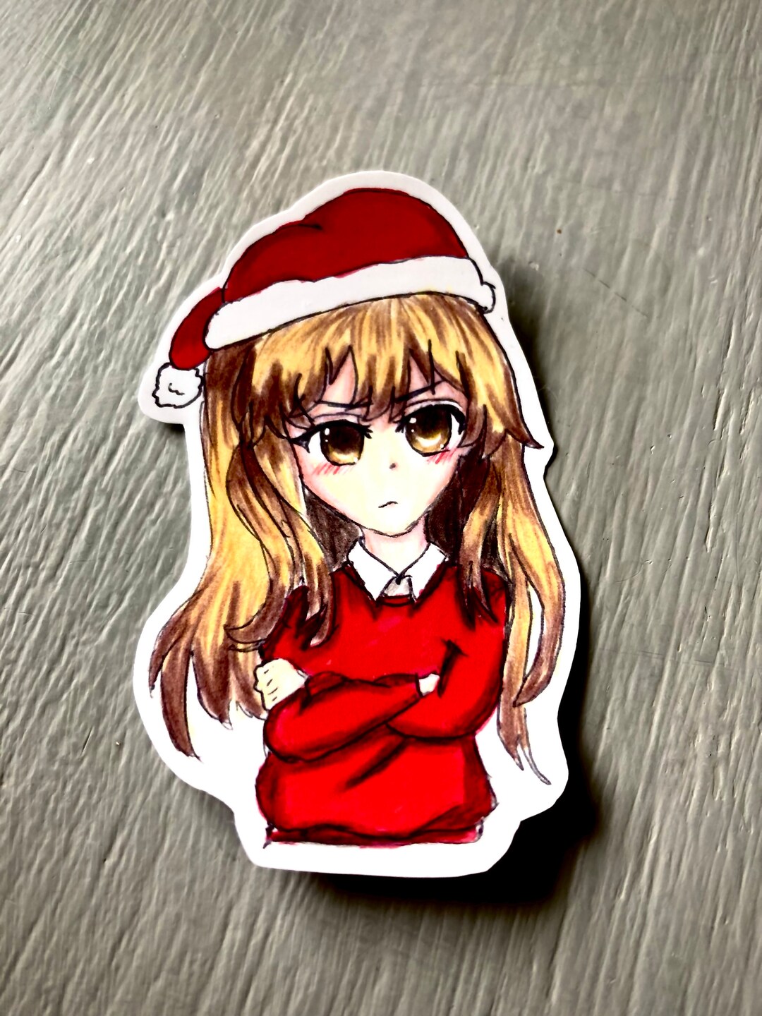 Toradora! Christmas Taiga Aisaki Matte Vinyl Sticker - Etsy