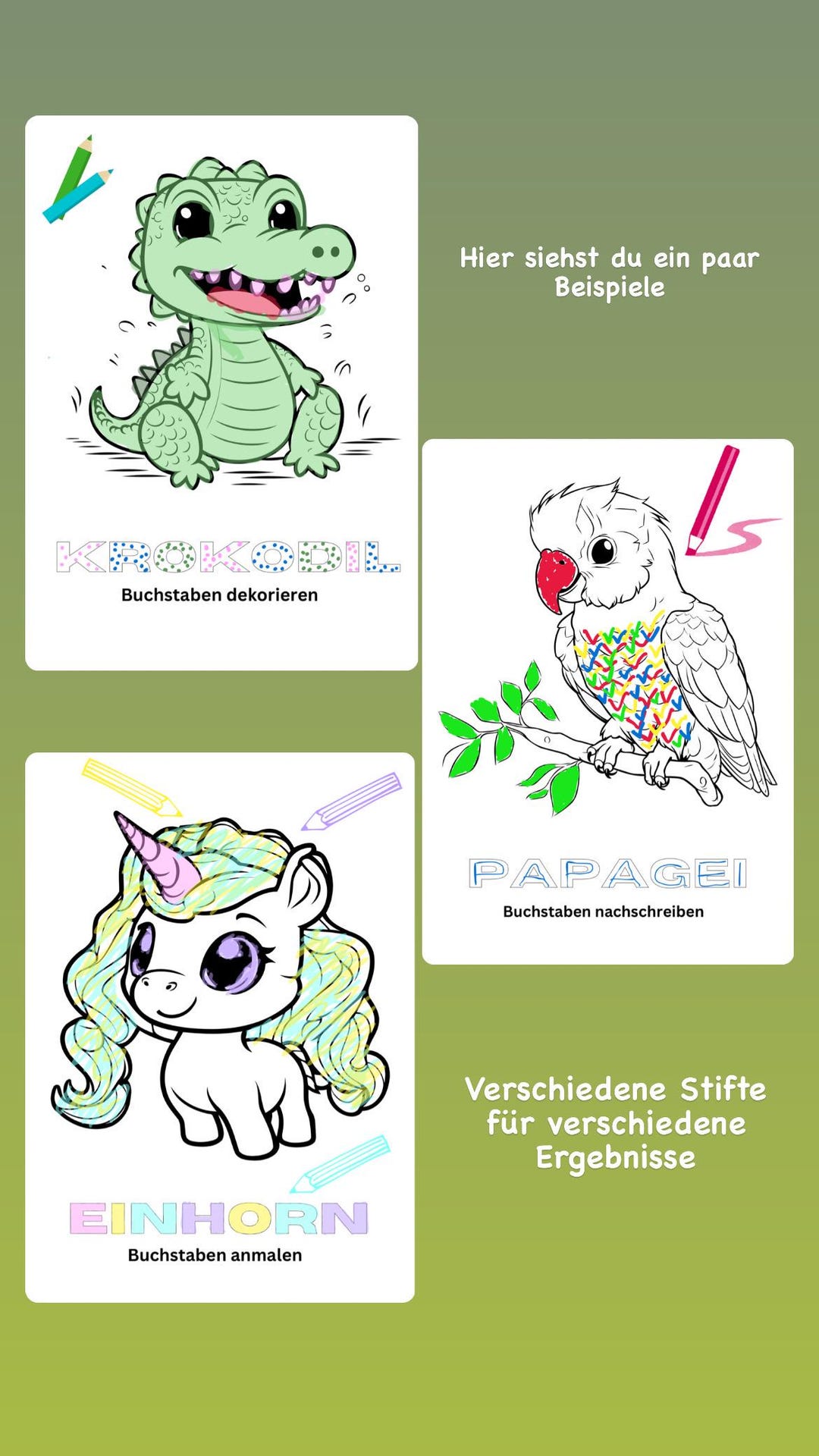 Coloring Pages 40 Different Animals With Letters of the Animal to Learn ...
