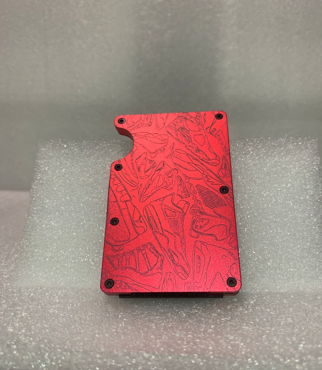 Laser Engraved Metal Wallet/cardholder With Money Clip - Etsy
