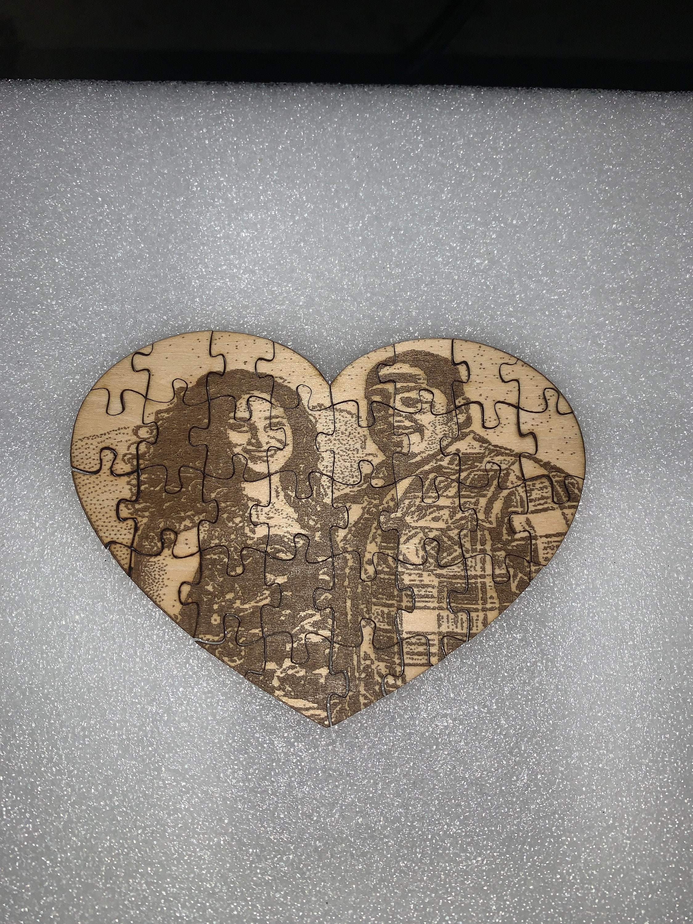 Custom Wooden Portrait Puzzle - Etsy