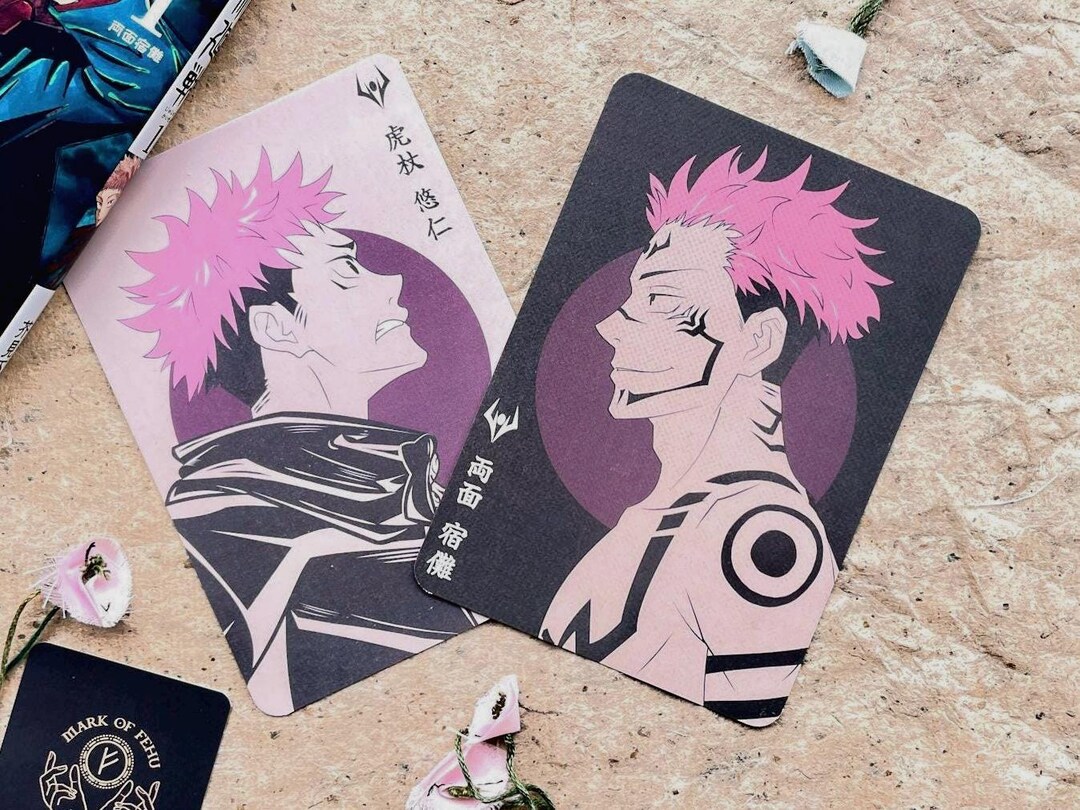 Jujutsu Kaisen Art Print: Sukuna & Yuji - Japanese Anime Postcard - Etsy
