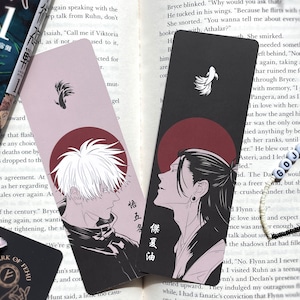 Geto Gojo Bookmark | Gojo Satoru & Geto Suguru | Anime Bookmarks ...