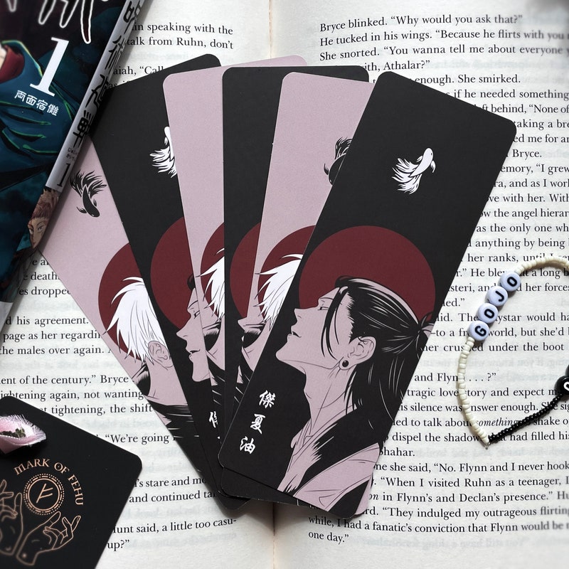 Anime Bookmark - Etsy