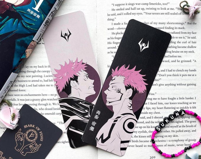 JK Kaisen Gojo Sukuna Chibi Magnetic Bookmark – Book Accessories – Page ...