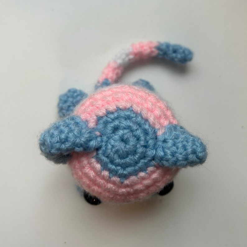 Amigurumi Trans Flag Cat Crochet Pattern - Etsy