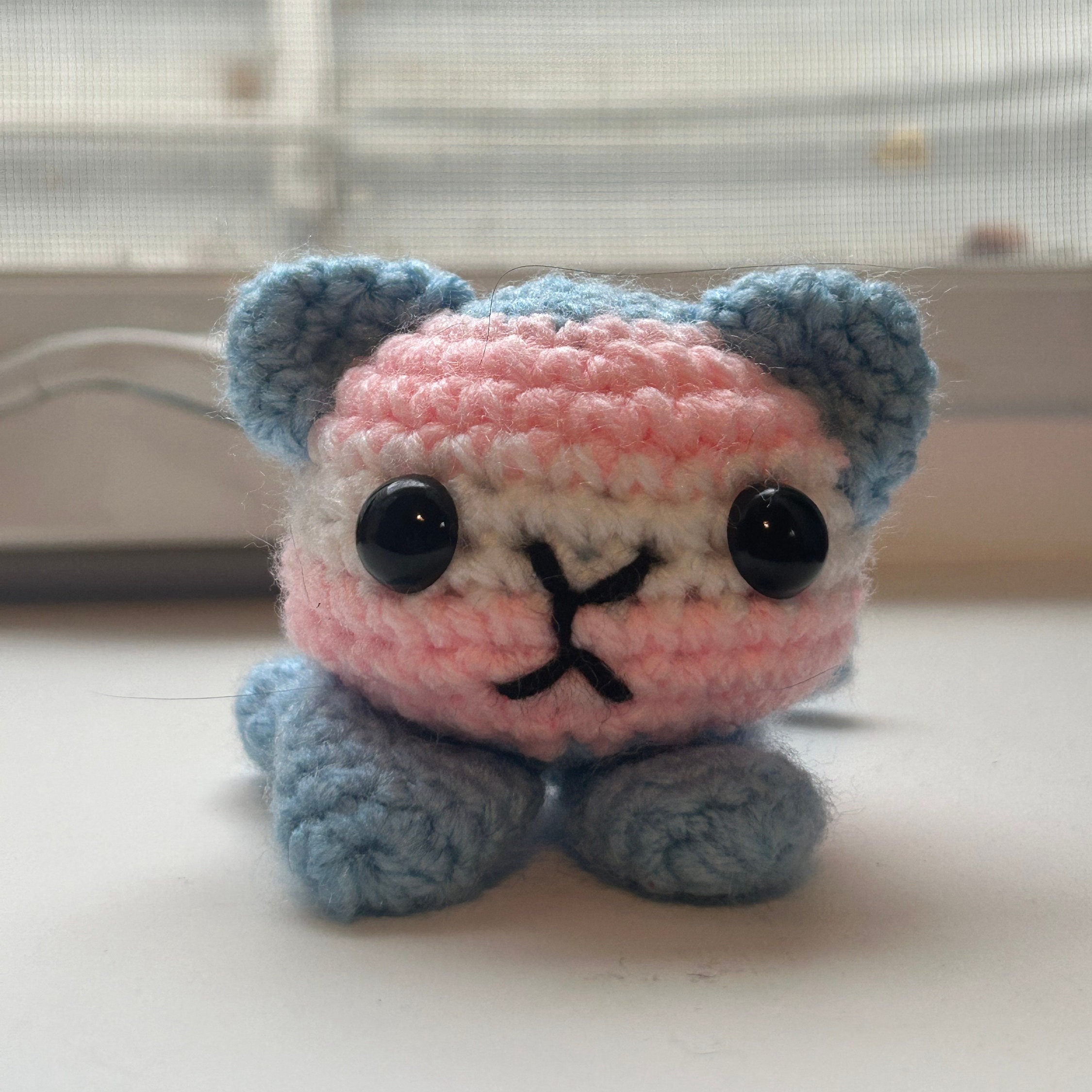 Amigurumi Trans Flag Cat Crochet Pattern - Etsy