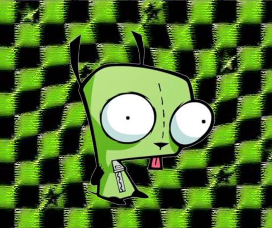 GIR INVADER ZIM Vinyl Kiss-cut Stickers - Etsy