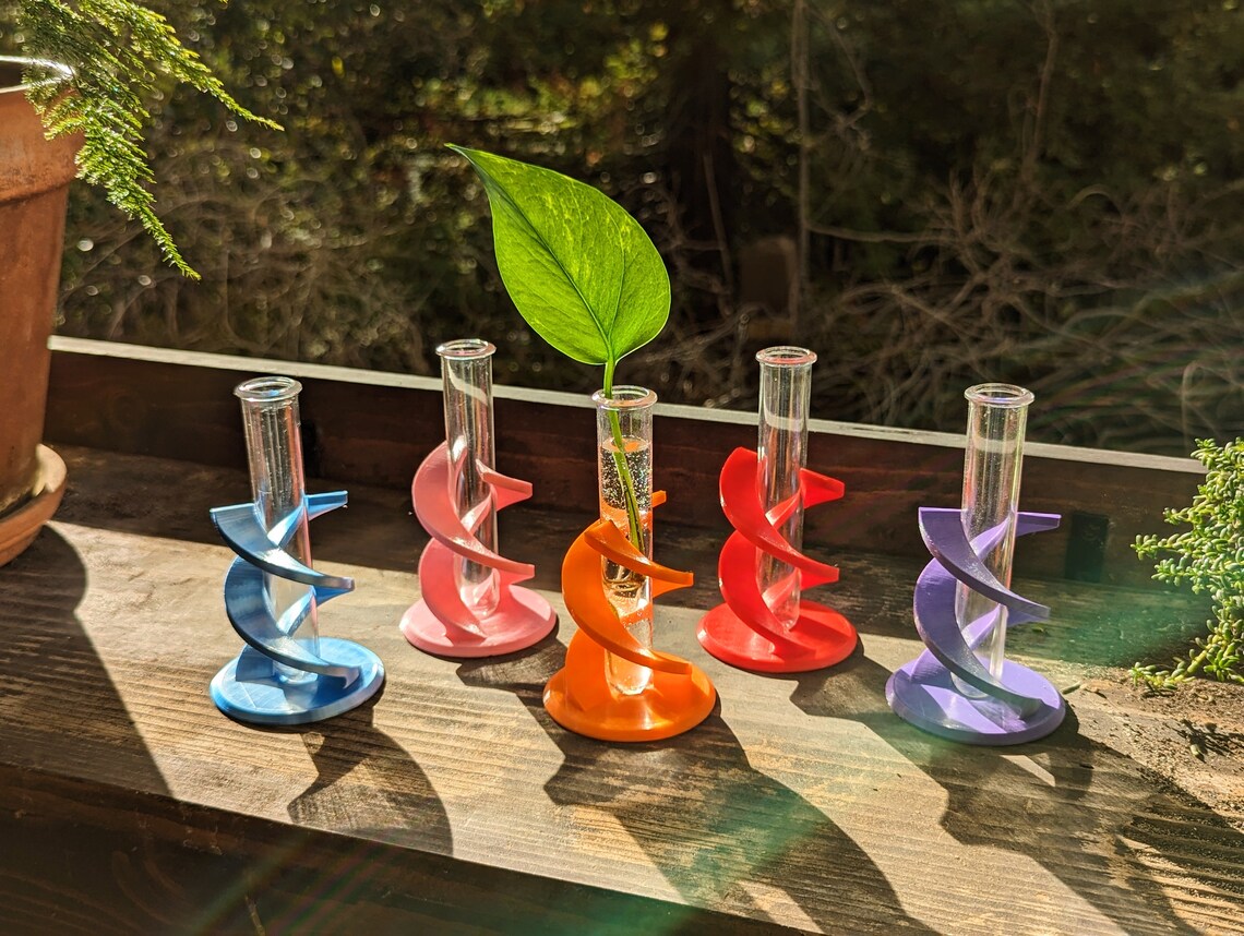 Pop Art Set, Spiral Helix Plant Propagation Station Stand With Test ...