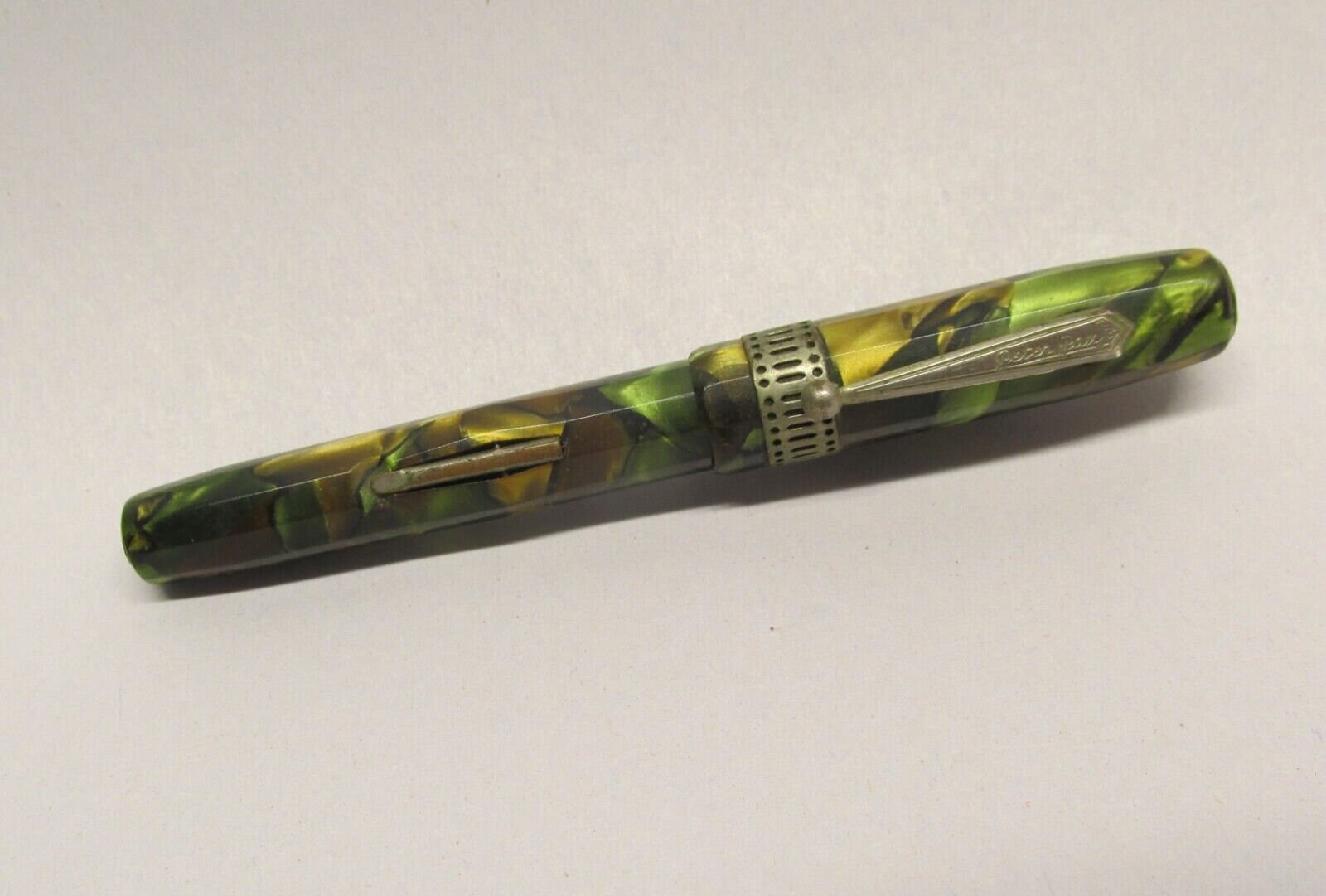Vintage PETER PAN Fountain Pen 10 Sided Barrel - Etsy