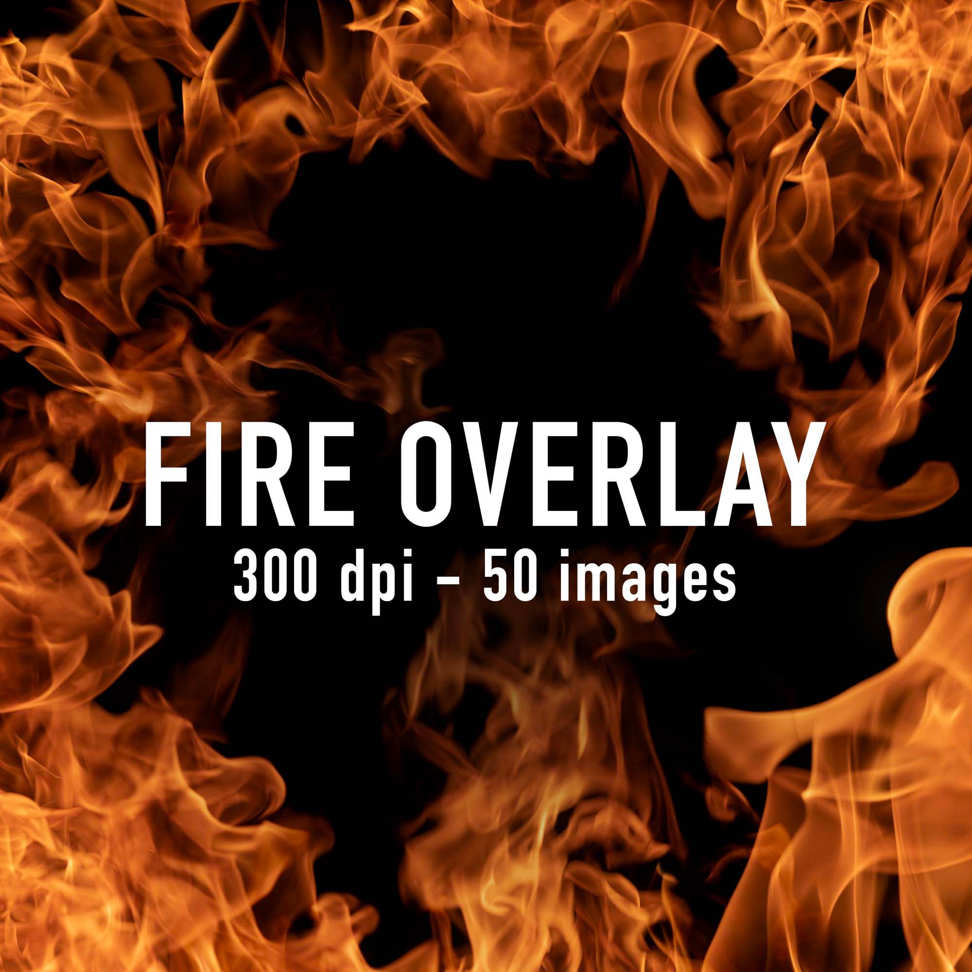 50 High Resolution Real Fire Overlays on Black Background, Flames ...