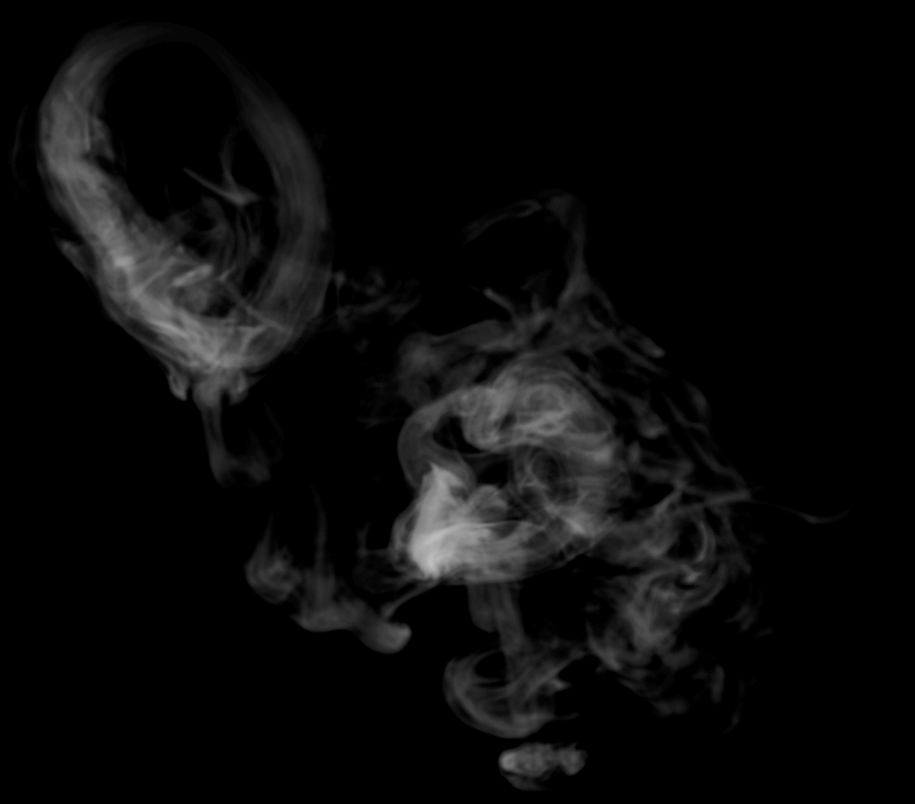 50 High Resolution Real Smoke Overlays on Black Background, Smoke ...