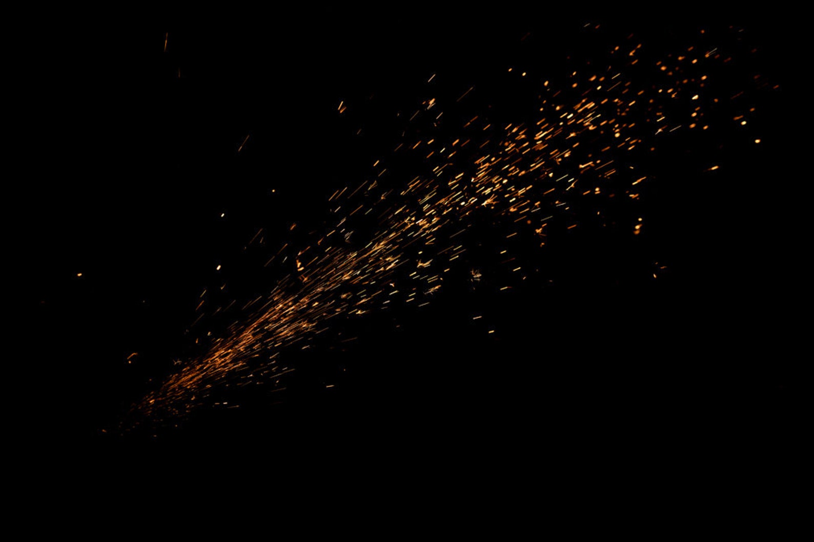 20 High Resolution Real Spark Overlays on Black Background, Welding ...