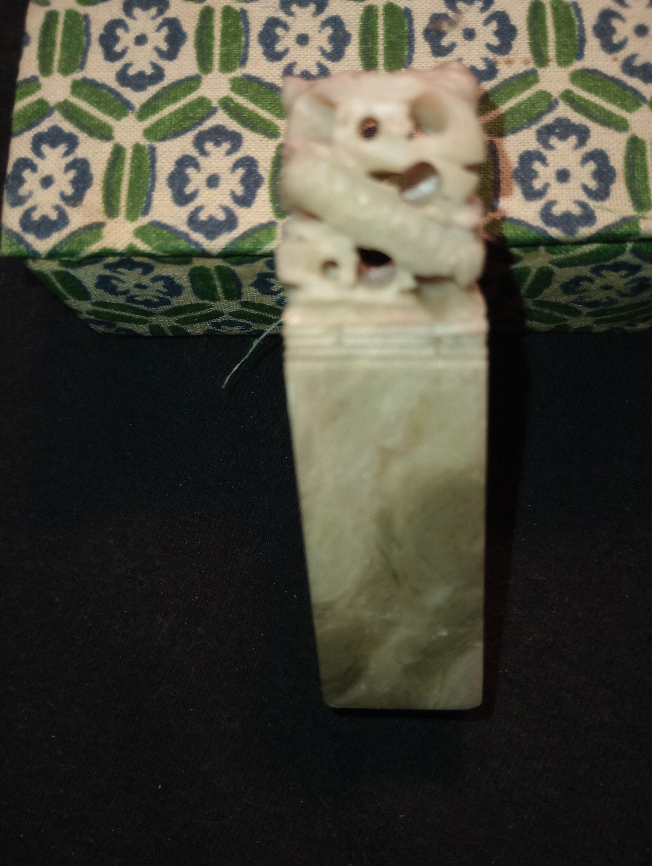 Chinese Jade Stamp With Box - Etsy