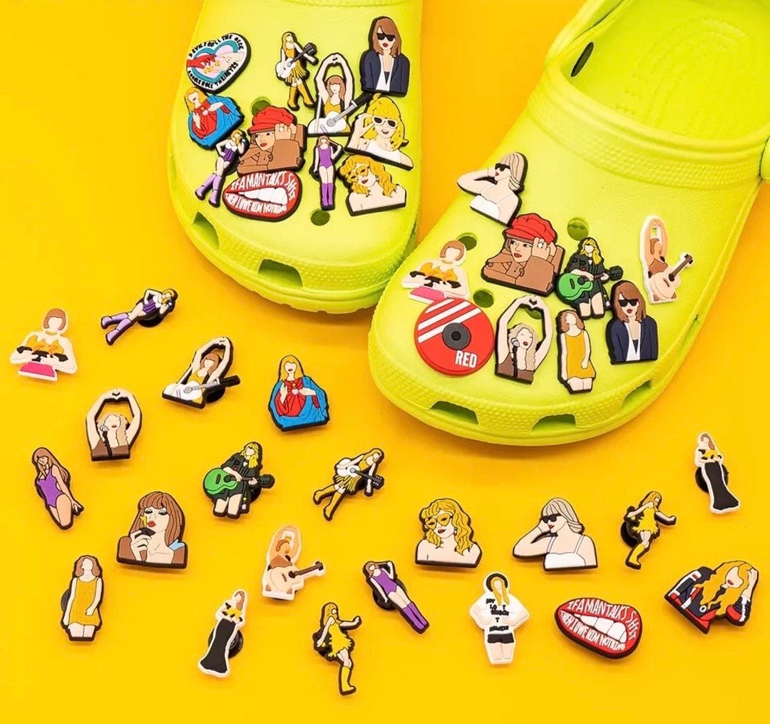4 Pack Taylor Swift Croc Charm Eras Tour - Etsy