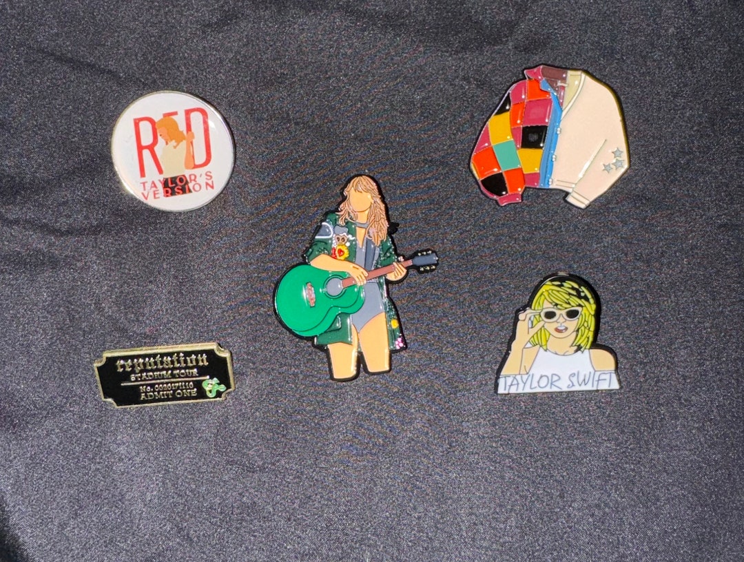 Taylor Swift Enamel Pin Badges Tour Swiftie - Etsy UK