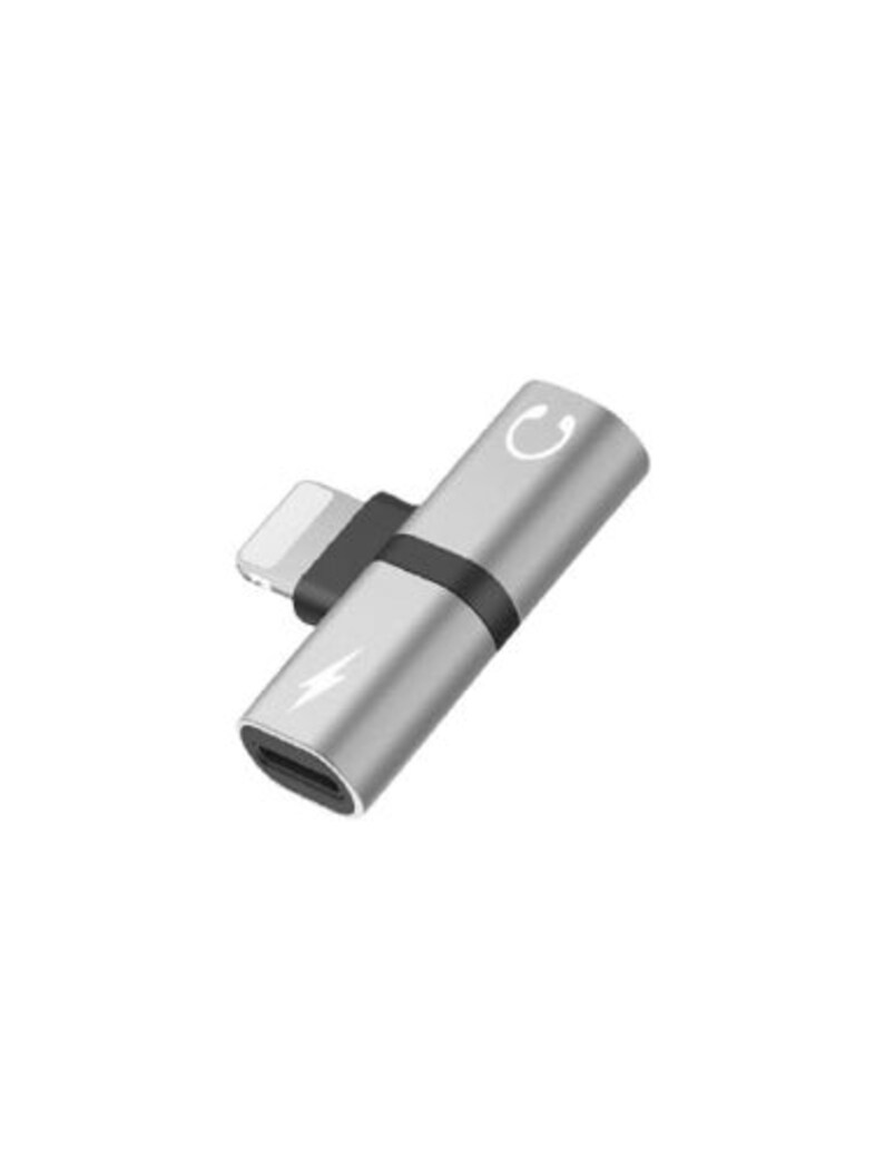 8-pin Splitter Dongle Charging and Listening Music Sync Data Adapter ...