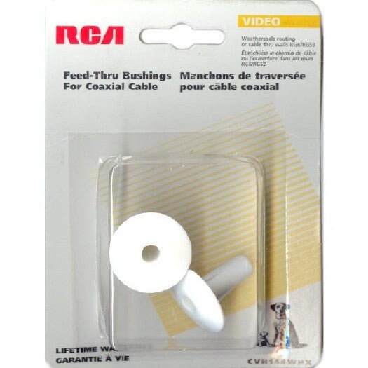 RCA Feed-thru Bushings for Coaxial Cable Indoor-outdoor Use White - Etsy
