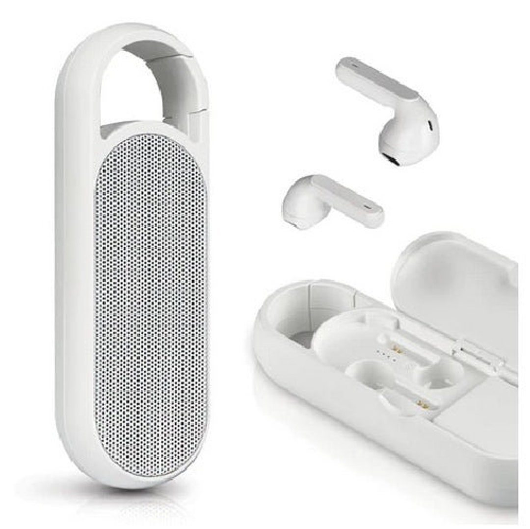 Acoustic Research All-in-1 Duo Wireless Speaker / TWS Earbuds ...