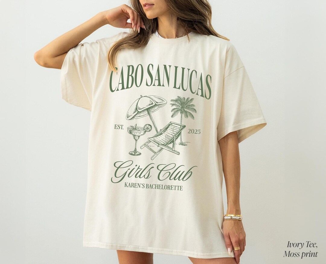Cabo San Lucas Bachelorette Party Shirts, Mexico Bridal Party Tees ...