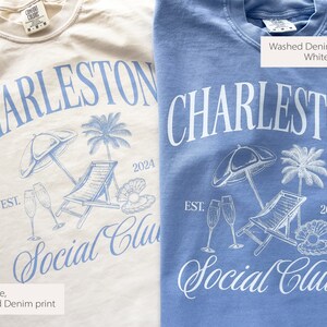 Charleston Bachelorette Shirt, Custom Bach Club Shirt, Custom Location ...