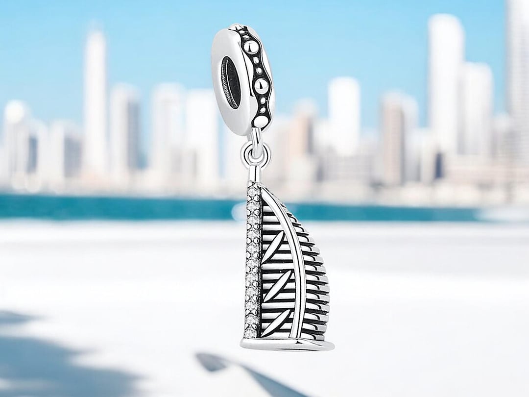 Hotel United Arab Emirates Dubai Beach Burj Al Arab 925 Silver Charm ...