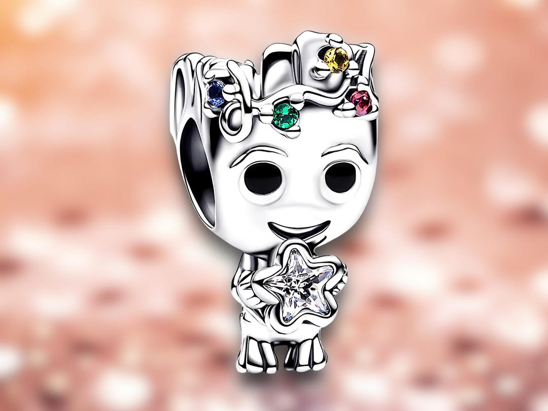 Movie Character Tree Figure Gruut Groot Charm 925 Silver Guardians Galaxy Charm Bracelet Jewelry ...