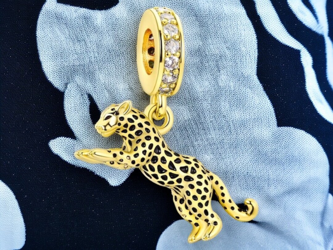 Cheetah Puma Tiger Paw Paw Big Cat Tiger Lion Charm 925 Silver Charm ...
