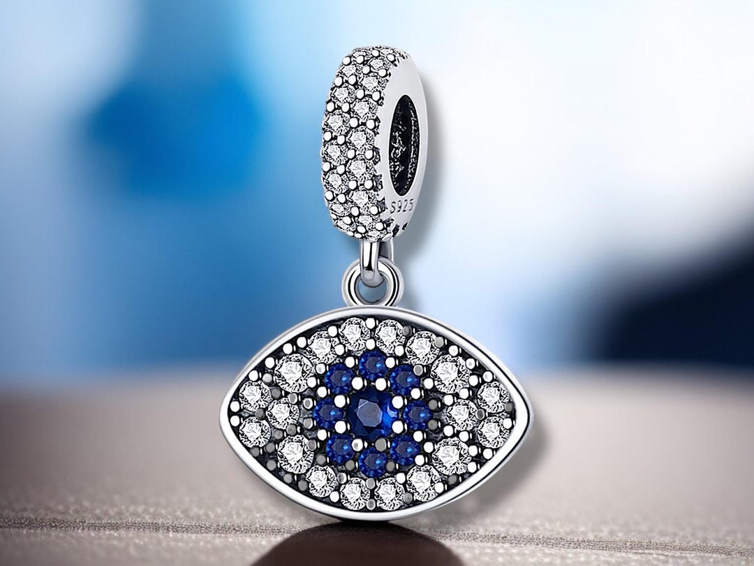 Blue Eye, Envy, Resentment, Jealousy, Greed, Nazar, Evil Eye Charm, 925 ...