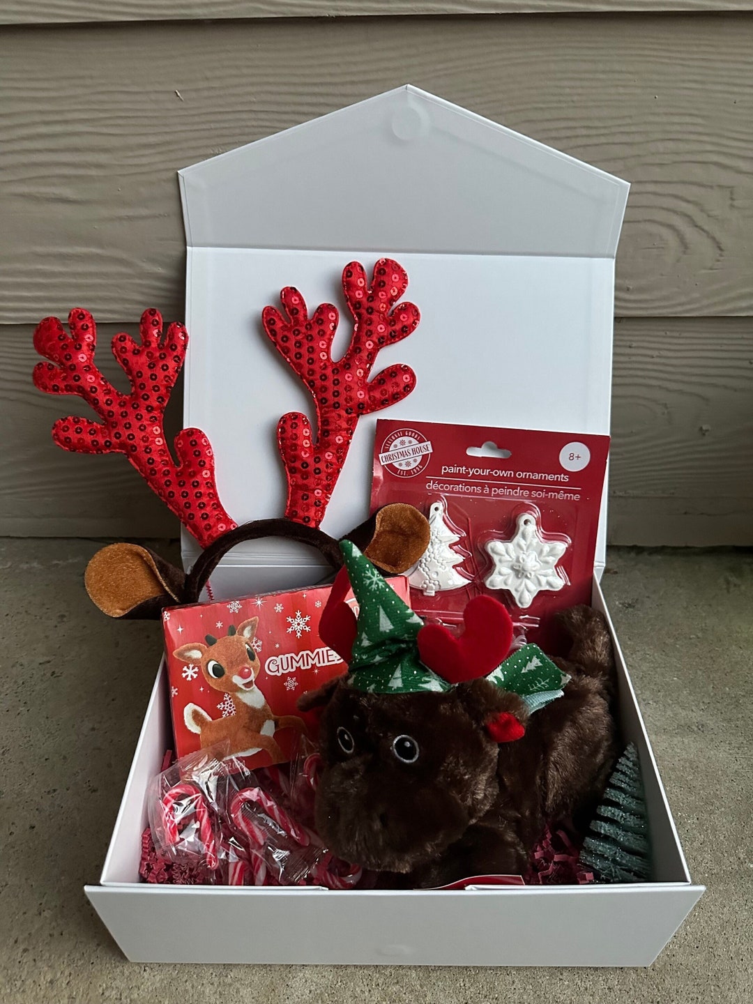 Rudolph Reindeer Adventure Gift Box for Kids Dress up Gift for Kids ...