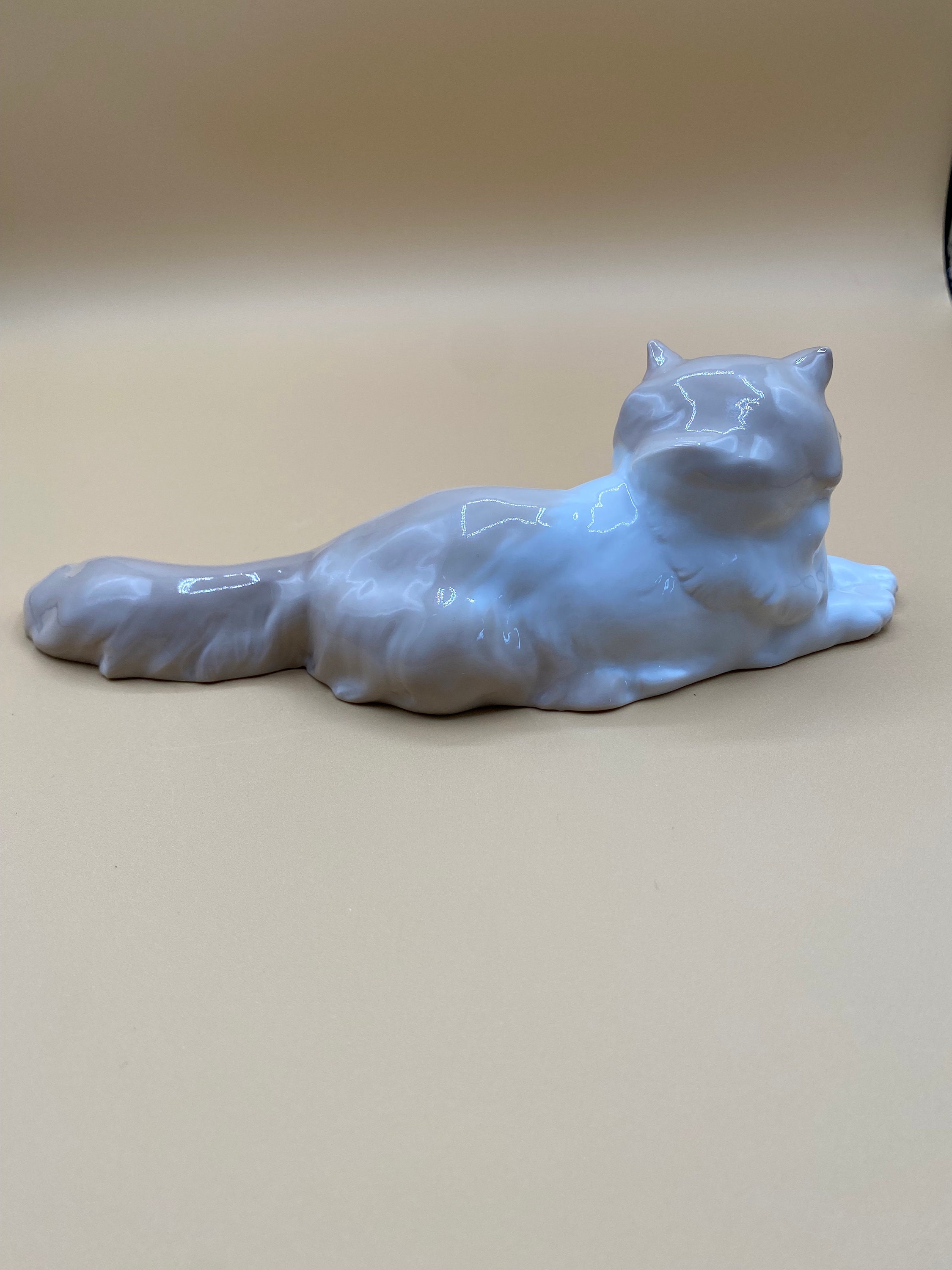 Lladro Angora Cat Porcelain Figurine - Etsy