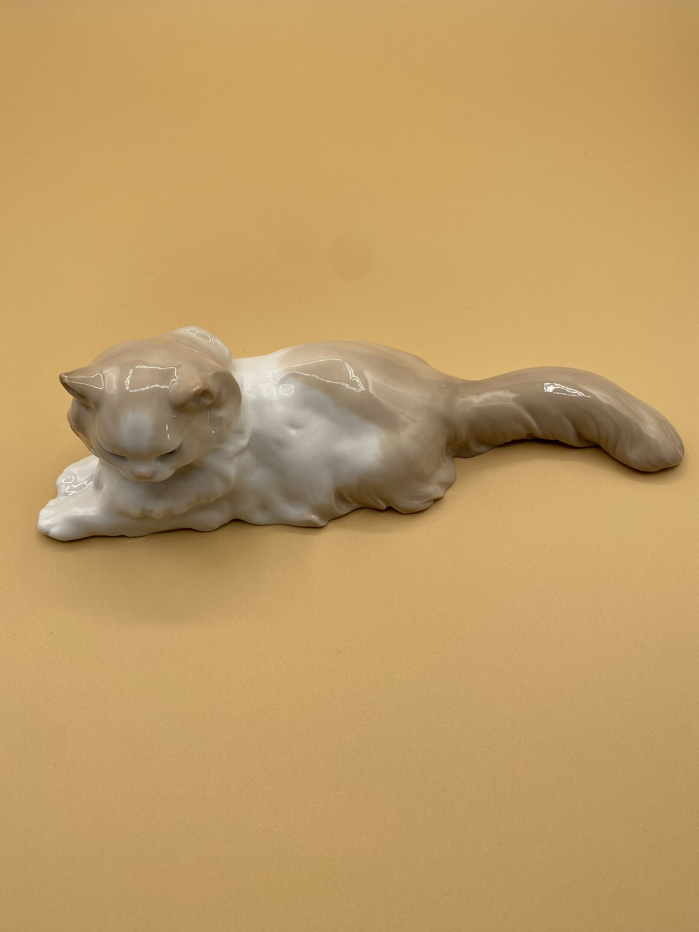 Lladro Angora Cat Porcelain Figurine - Etsy