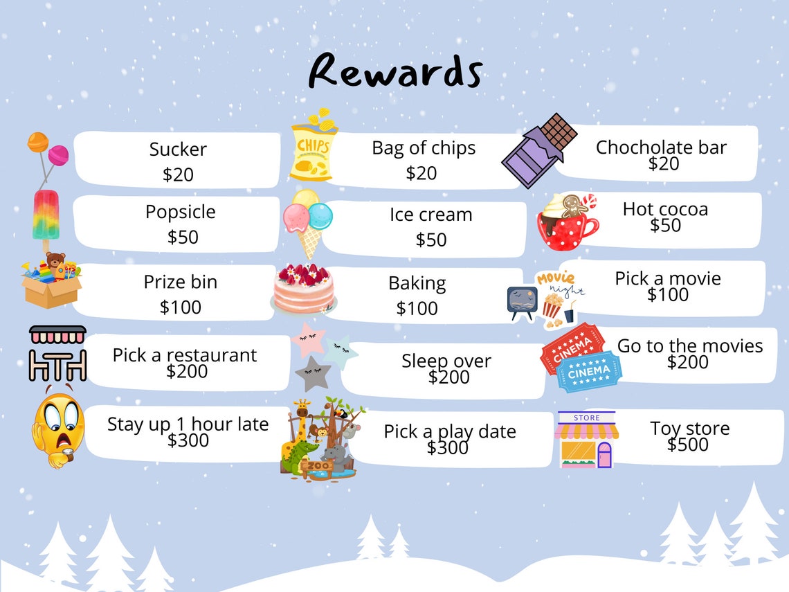 Printable Chore Chart + Reward Game |snowman Template | Printable ...