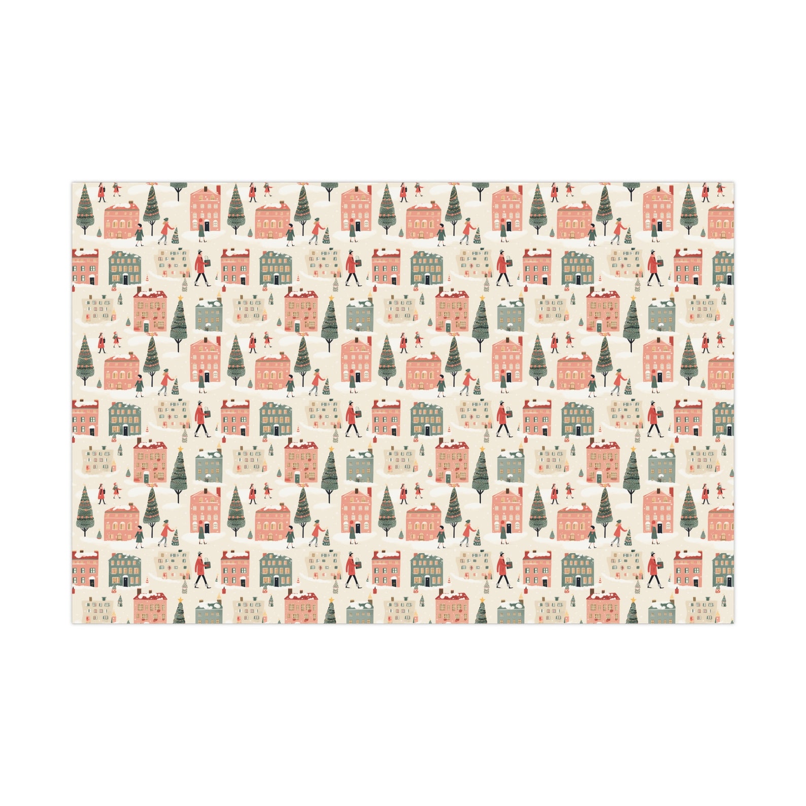 Quirky Christmas Wrapping Paper, Unique Holiday Gift Wrap, Winter ...