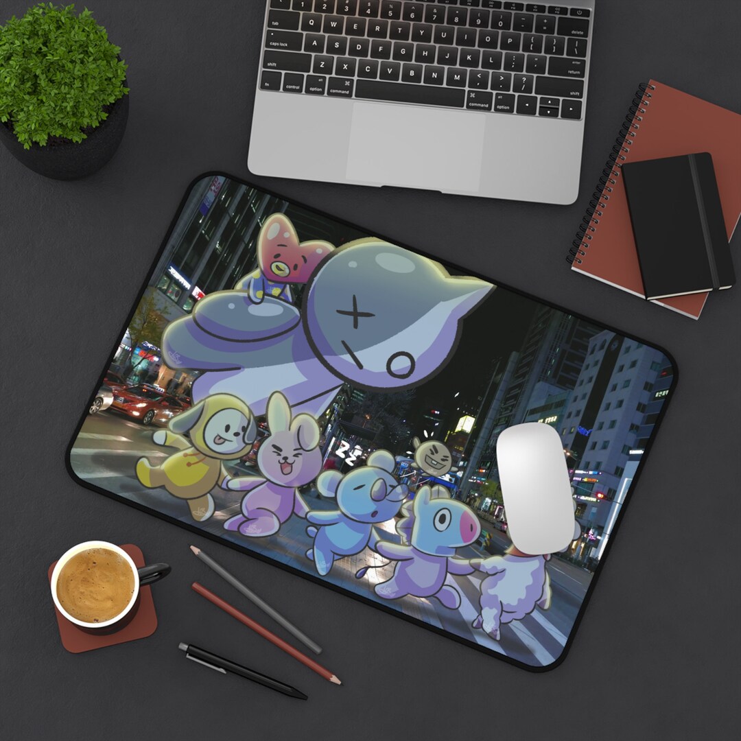BT21 Desk Mat - Etsy