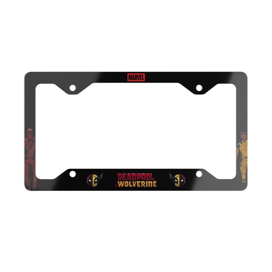Deadpool and Wolverine License Plate Frame - Etsy UK