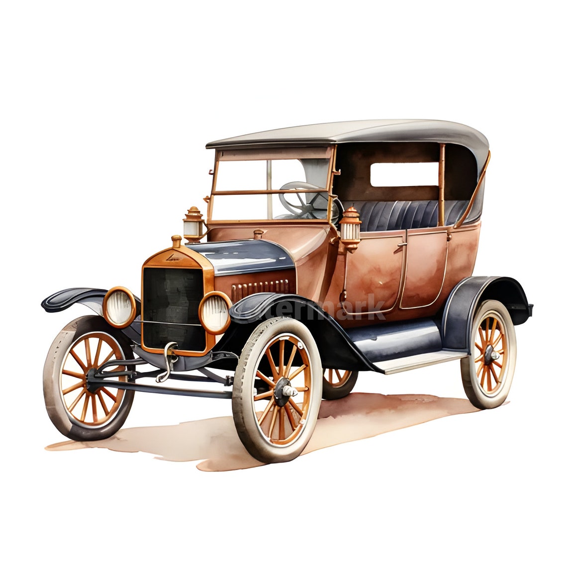 1920s Cars Clipart, Set of 18, Vintage Auto Clipart, Classic Car Art ...
