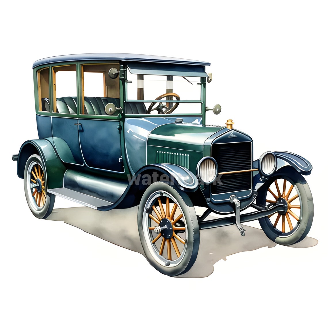 1920s Cars Clipart, Set of 18, Vintage Auto Clipart, Classic Car Art ...