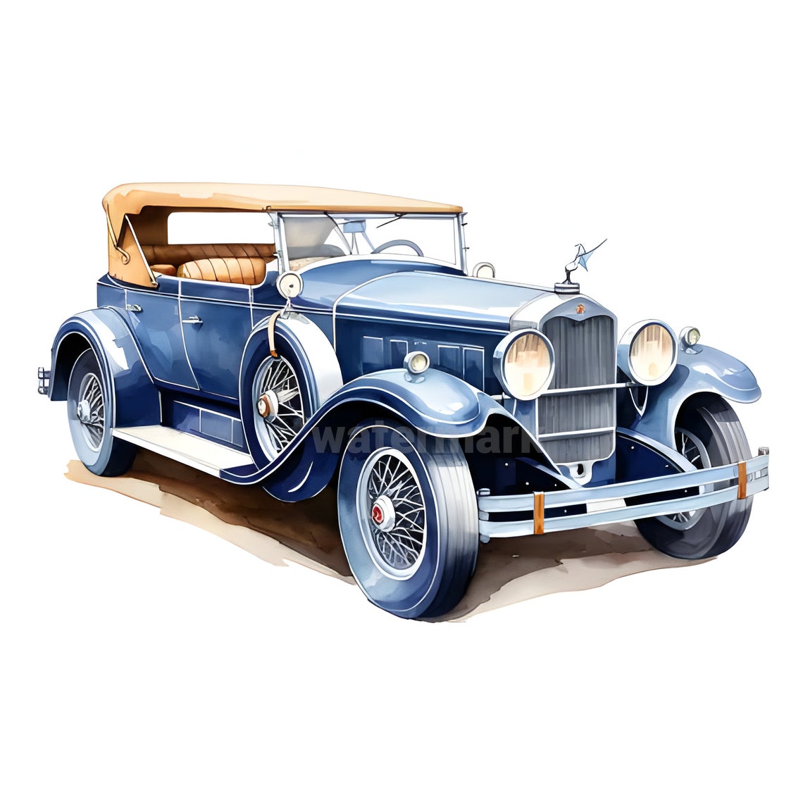 1920s Cars Clipart, Set of 18, Vintage Auto Clipart, Classic Car Art ...