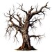 Creepy Trees Clipart, Haunted Tree Clipart, Spooky Trees, Halloween Art ...