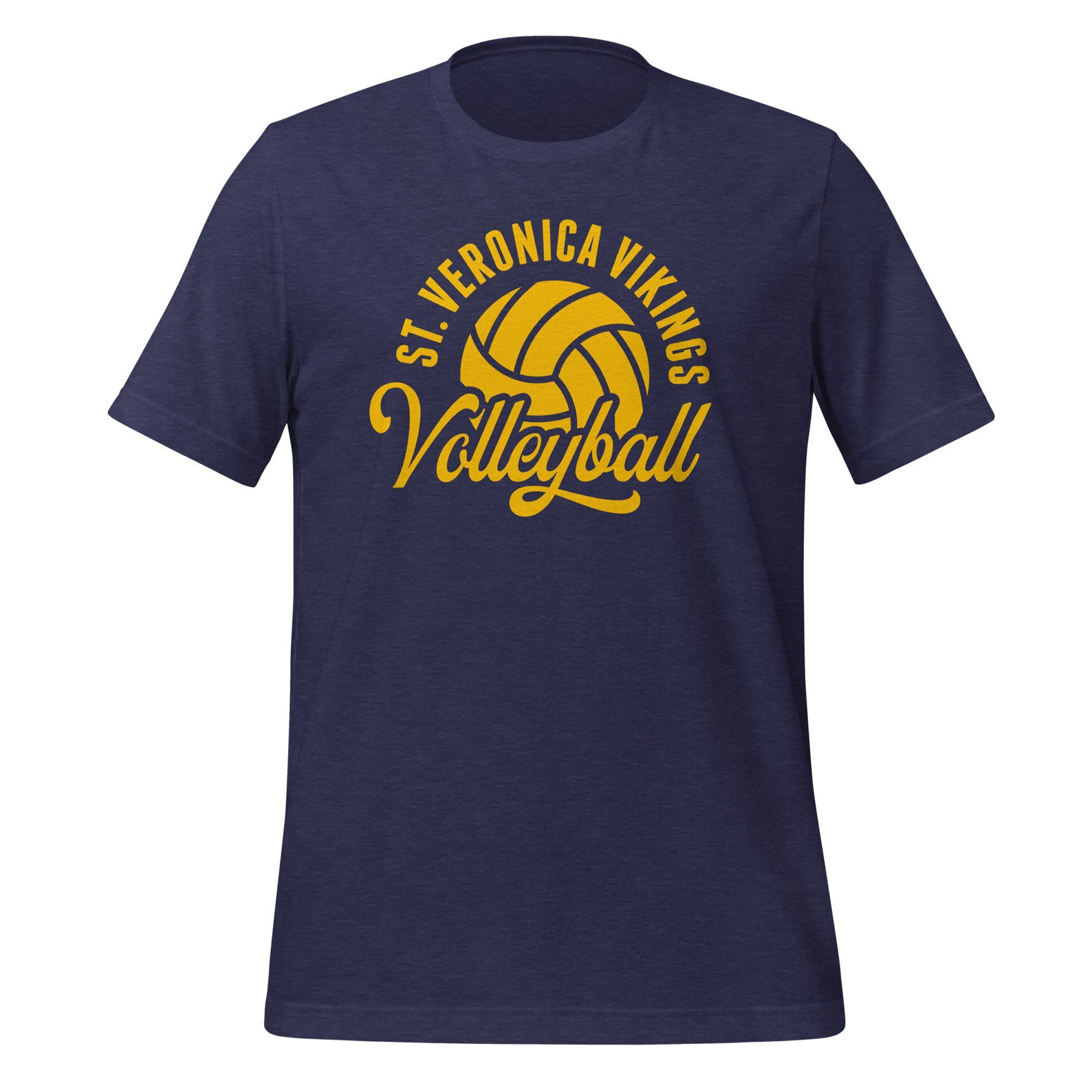 St. Veronica Vikings Volleyball Adult (unisex) Short Sleeve T-shirt ...